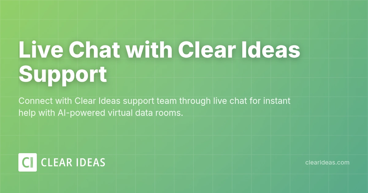 Live Chat | Clear Ideas™