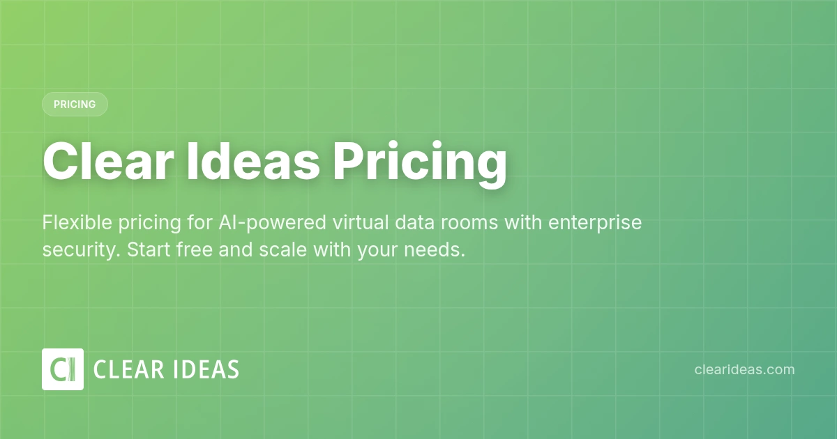 Pricing | Clear Ideas™