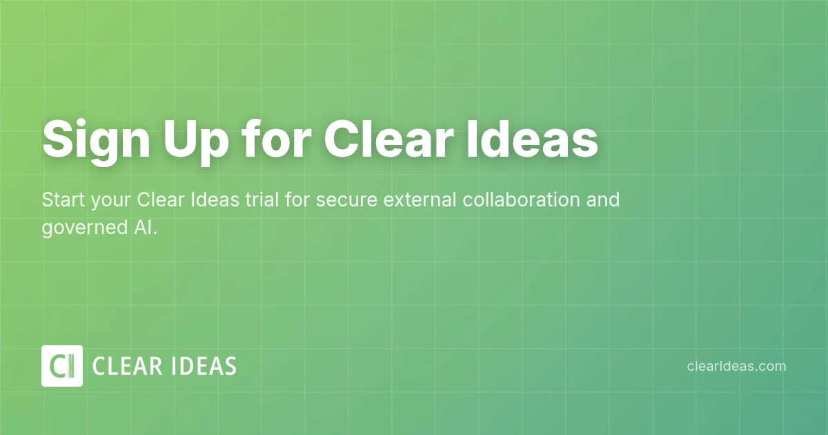 Sign Up | Clear Ideas™